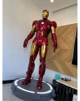 China Life Size Iron Man Figure Custom Marvel Character Sculpture for Indoor and Outdoor for sale