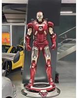 China Life Size Iron Man Figure Custom Marvel Character Sculpture for Indoor and Outdoor for sale