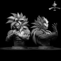China Vegeta Figure Resin Sculpture for Decoration One Piece Character Anime Statue Gift for sale