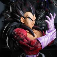 China Resin Life Size Bust Sculpture of Goku and Vegeta from Hot Anime Series for Home Decor for sale