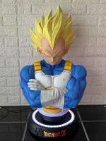 China Customized Color Technique Hand Carved Resin Goku and Vegeta Sculpture for Collection for sale