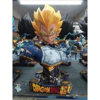 China Customized Color Technique Hand Carved Resin Goku and Vegeta Sculpture for Collection for sale