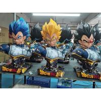China Customized Color Technique Hand Carved Resin Goku and Vegeta Sculpture for Collection for sale