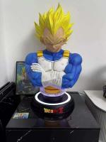 China Customized Color Technique Hand Carved Resin Goku and Vegeta Sculpture for Collection for sale