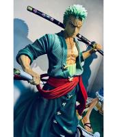 China Customizable Folk Art Style One Piece Figure Luffy Resin Sculpture for Office Display for sale