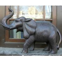 China Handmade Life Size Bronze Elephant Statues Carved Technique Europe Regional Feature for sale