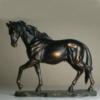 China Decorative Handmade Large Cast Bronze Jumping Horse Sculpture for Outdoor Garden for sale