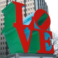 China Customized Large Size Love Letters Sculpture in Modern Stainless Steel for Outdoor Decor for sale