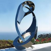 China Customized Stainless Steel Crescent Moon Sculpture For Your Customer Requirements for sale