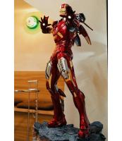 China Customized Super Hero Life Size Iron Man Statue for Home Decoration Resin Craft Sculpture for sale