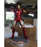 China Life Size Custom Iron Man MK50 Resin Statue Ideal for Home Office or Outdoor Display for sale