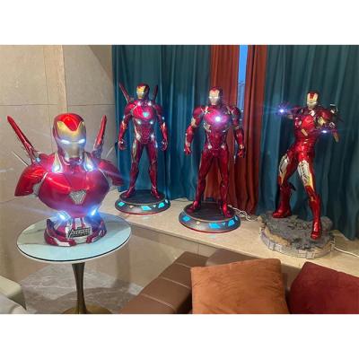 China Customized Large Size MK7 Iron Man Resin Sculpture for Child Ornaments and Decoration for sale