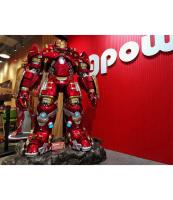 China Marvel Avengers Life-Size Iron Man Fiberglass Resin Sculpture for Interior Decoration for sale