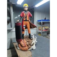 China 110cm Life Size Naruto Character Uzumaki Statue Resin Sculpture Custom 1/2 Folk Art Style for sale
