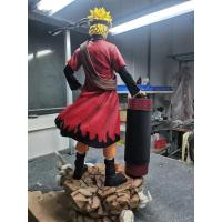 China 110cm Life Size Naruto Character Uzumaki Statue Resin Sculpture Custom 1/2 Folk Art Style for sale