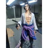 China 110cm Custom Resin Naruto Figure Shippuden Vibration Stars Uchida Sasuke for Home Decor for sale