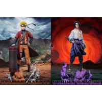 China 110cm Custom Resin Naruto Figure Shippuden Vibration Stars Uchida Sasuke for Home Decor for sale