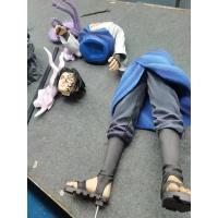 China 110cm Custom Resin Naruto Figure Shippuden Vibration Stars Uchida Sasuke for Home Decor for sale