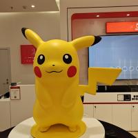 China Fiberglass Super Pikachu Sculpture Big Resin Pokemon Statue for Worldwide Distribution for sale