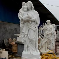 China Marble Jesus Statue Life Size White Jesus Sculpture Handcrafted from Natural Stone for sale