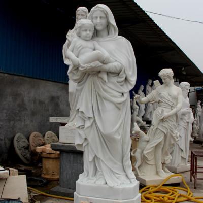 China Marble Jesus Statue Life Size White Jesus Sculpture Handcrafted from Natural Stone for sale