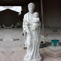 China Marble Jesus Statue Life Size White Jesus Sculpture Handcrafted from Natural Stone for sale