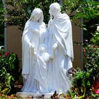 China Customized Color Marble Pieta Statue of Saint Mary and Jesus Hand Carved in Life Size for sale