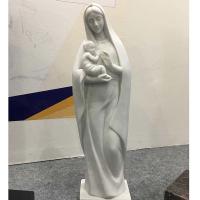 China Customized Color Marble Pieta Statue of Saint Mary and Jesus Hand Carved in Life Size for sale