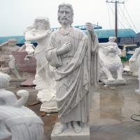 China Traditional White Marble Jesus Christ Statue Customized for Spiritual Inspiration for sale