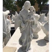 China Hand Carved Marble Religious Figure Sculpture for Life Size White Jesus Christ Statue for sale