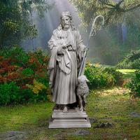 China Hand Carved Marble Religious Figure Sculpture for Life Size White Jesus Christ Statue for sale