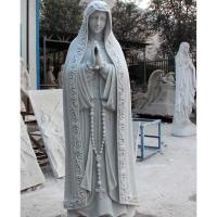 China Marble Sculpture of Jesus Christ in Life Size with Cross Religious Christian Crucifix for sale