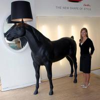 China Custom Outdoor Garden Bronze Animal Statue Life Size Brass Black Horse Sculpture Sale for sale