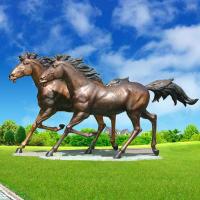 China Bronze Horse Sculpture for Outdoor Decoration and Customized Design for sale
