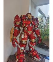 China Marvel Large Anime Character Fiberglass Life Size Iron Man Mark 44 Statue for Customized Outlet for sale