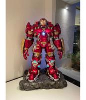 China Marvel Large Anime Character Fiberglass Life Size Iron Man Mark 44 Statue for Customized Outlet for sale