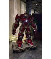 China Marvel Large Anime Character Fiberglass Life Size Iron Man Mark 44 Statue for Customized Outlet for sale