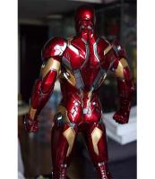 China Life Size Theme Park Iron Man Movie Action Figure Fiberglass Statue Display Sculpture for sale