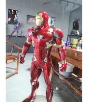 China Life Size Theme Park Iron Man Movie Action Figure Fiberglass Statue Display Sculpture for sale