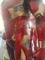 China Life Size Theme Park Iron Man Movie Action Figure Fiberglass Statue Display Sculpture for sale