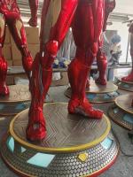 China Life Size Theme Park Iron Man Movie Action Figure Fiberglass Statue Display Sculpture for sale