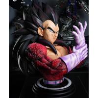 China Goku Bust Sculpture Dragon Ball Cartoon Anime Resin Fiberglass Life Size Action Figure for sale