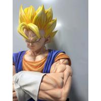 China Home Decoration Item Life Size Fiberglass Bust Statue of DragonBall's Goku and Vegeta for sale