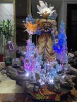 China Collectible Dragon Ball Goku Resin Figurie SCULPTURE Goku 7 Dragon Balls Anime Figure for sale