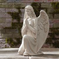 China Hand Carved White Marble Religious Garden Statues for Garden Decoration Customization for sale