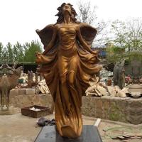 China Custom Greek figure design outdoor symbolic design life size bronze sculpture of gabriel angel for sale
