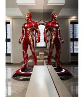 China Custom Life size Iron Man Marvel Hero Figure Statue MK50 Iron Man Resin Crafts Sculpture for sale