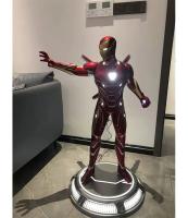 China Custom Marvel Figure Iron Man Statue Super Hero Fiberglass Iron Man Sculpture Marvel MK50 Iron Man Resin Statue for sale