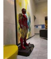 China Factory custom Marvel Figure Iron Man Statue Super Hero Fiberglass Iron Man Sculpture Marvel Mk50 85 Iron Man for sale