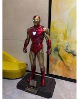 China Factory custom Marvel Figure Iron Man Statue Super Hero Fiberglass Iron Man Sculpture Marvel Mk50 85 Iron Man for sale